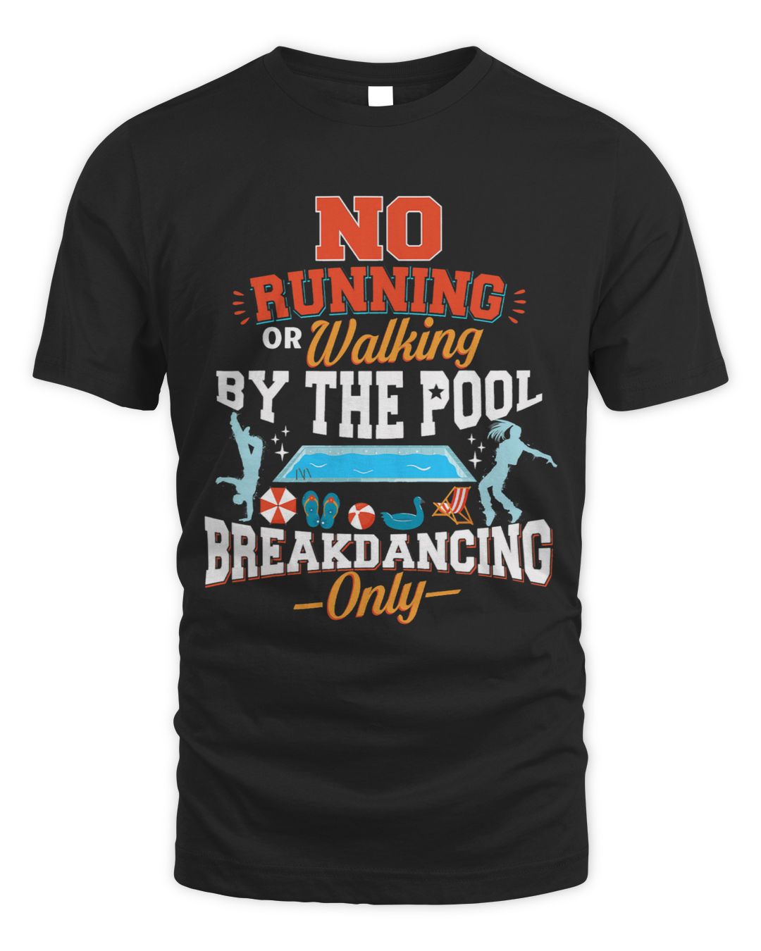 Funny Pool Warning Safety Rules Summer Swim Swimming Life Unisex ...