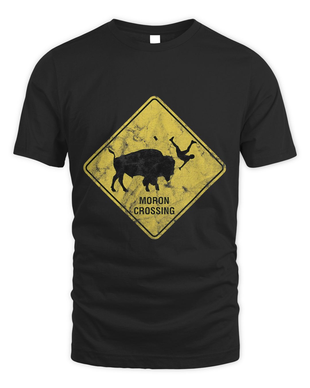 Moron Tourist Bison Buffalo Yellowstone National Park Selfie