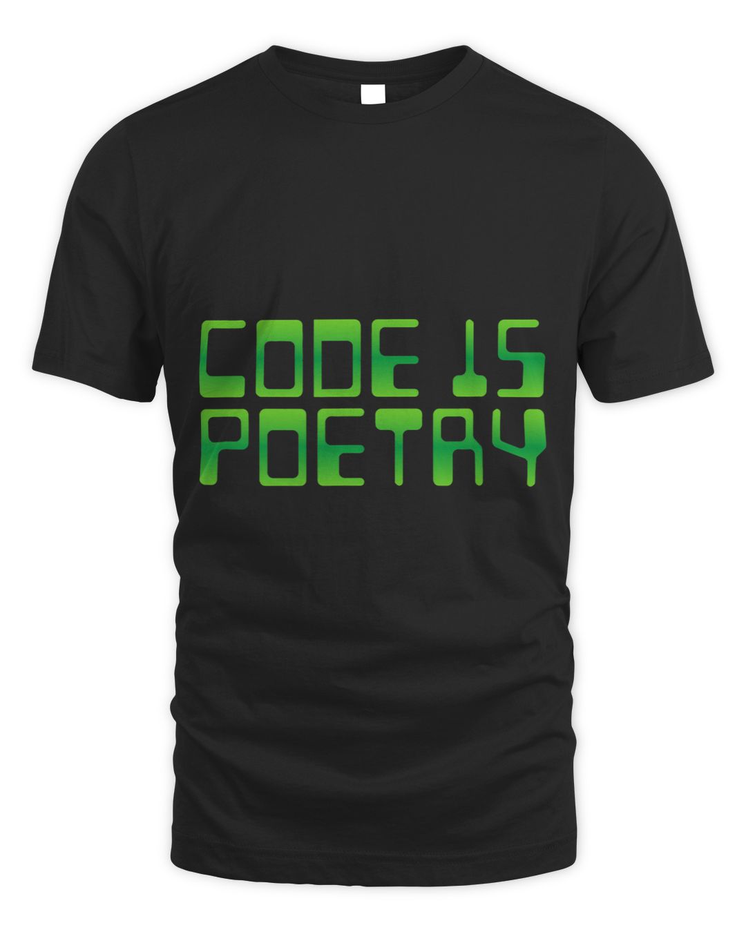Code Is Poetry Computer Programmer Coding Unisex Standard T-Shirt