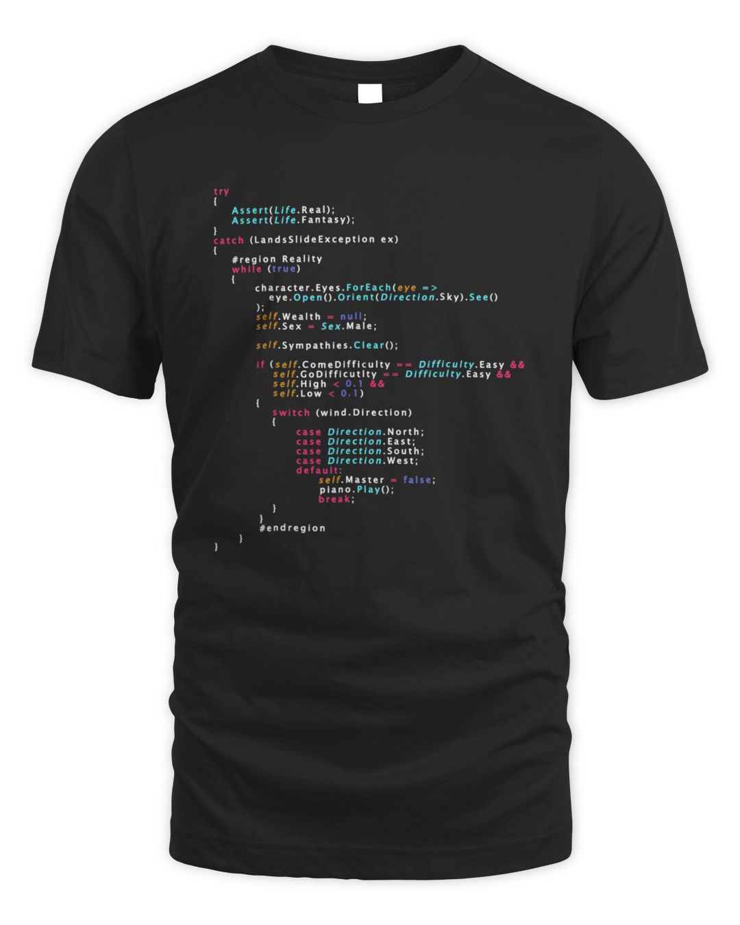 Is This The Real Life Coding Programming Shirt Color | Ducon Space