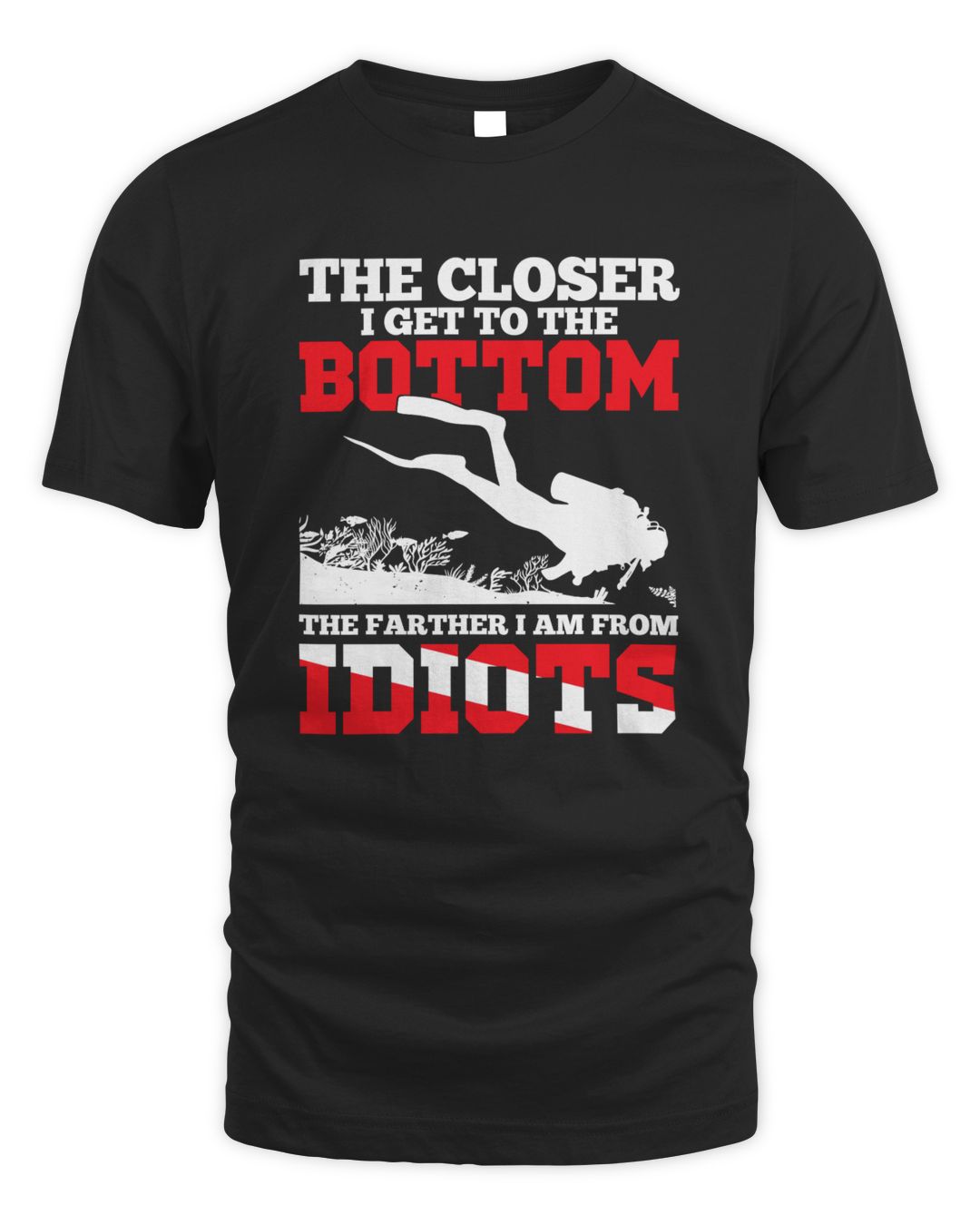 The Closer I Get To The Bottom Funny Scuba Diving