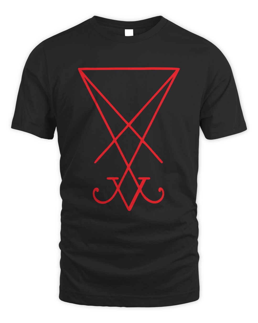 Red Sigil of Lucifer Witchcraft Magick Satan Occult Symbol T-Shirt ...