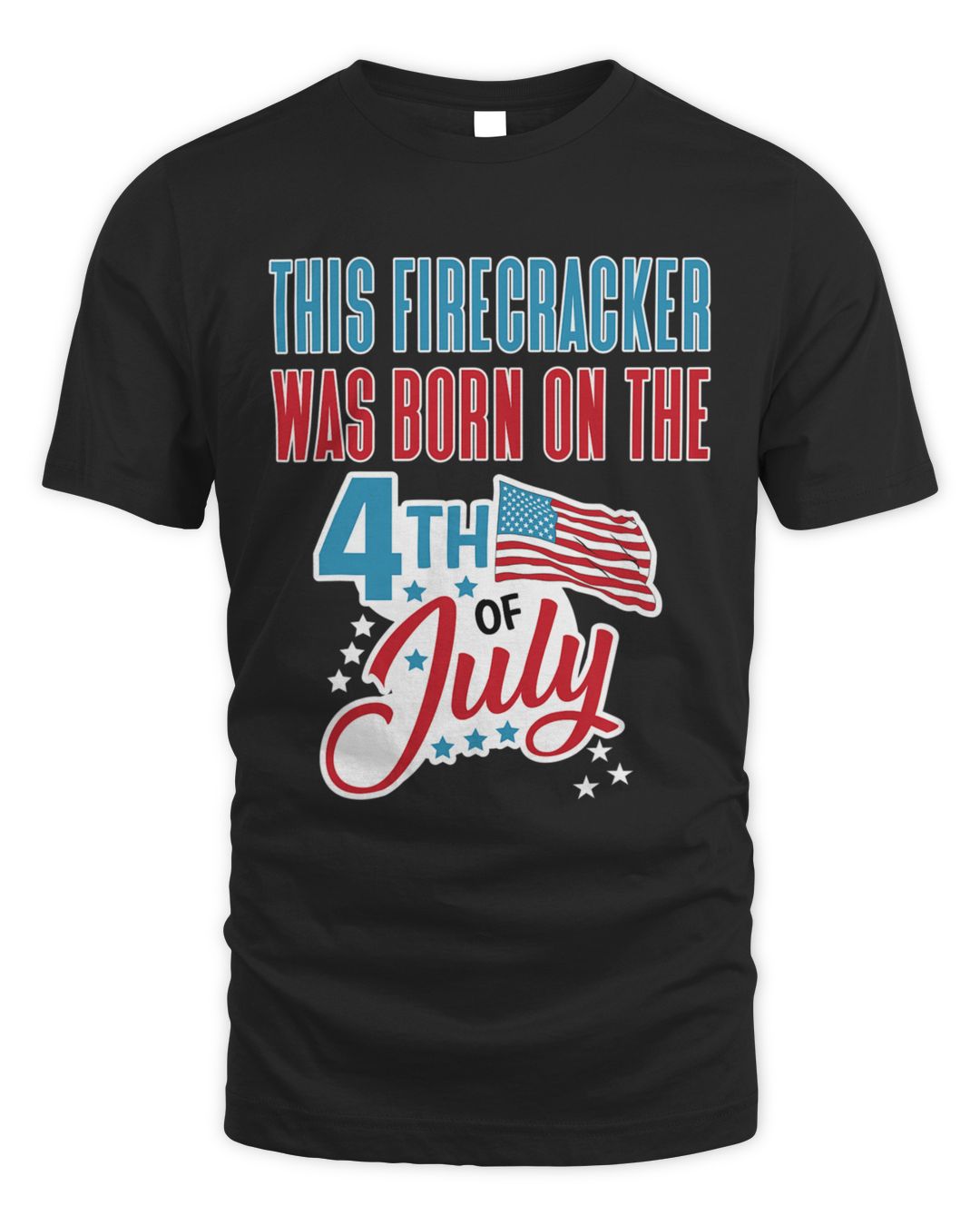 4th Of July Birthday T Shirt Firecracker Born On Fourth