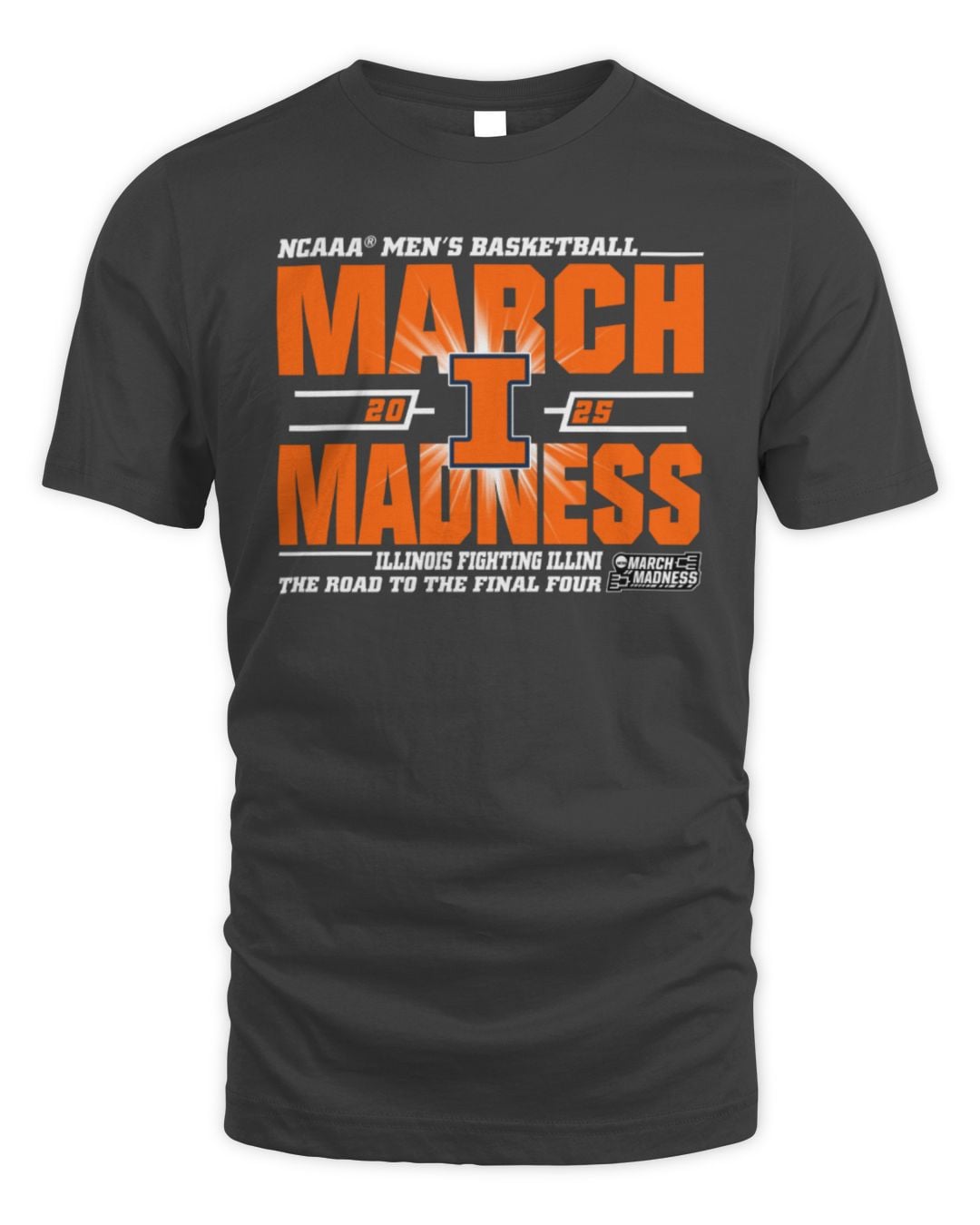 Illinois Fighting Illini 2025 Men’s Basketball March Madness T Shirt