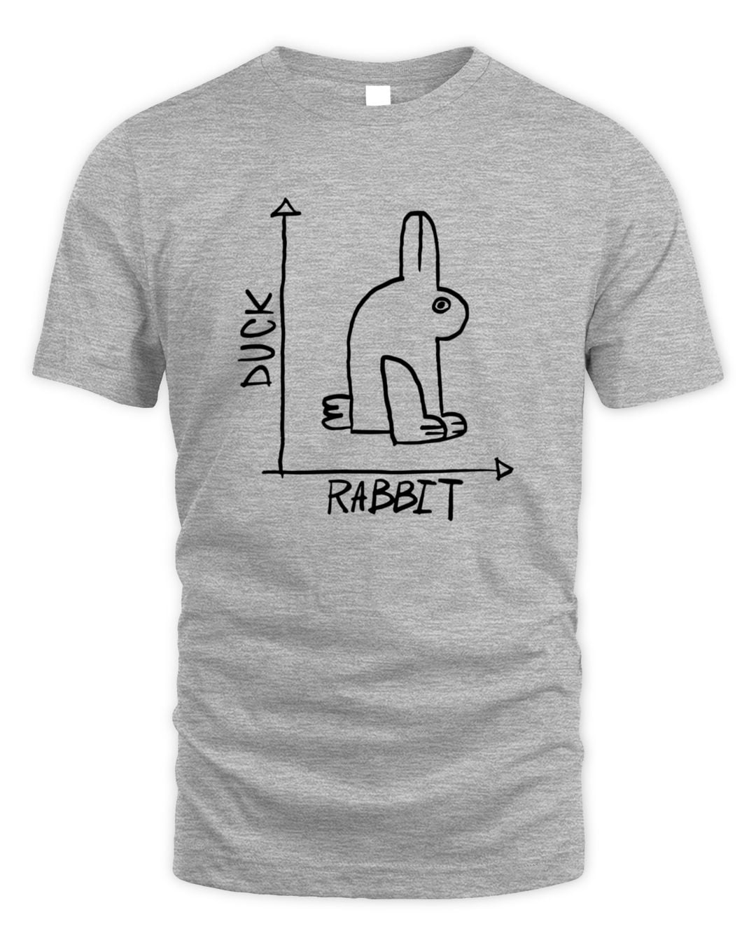 Funny Science Nerd Duck Rabbit Physics Math Geek Gift T-Shirt Unisex ...