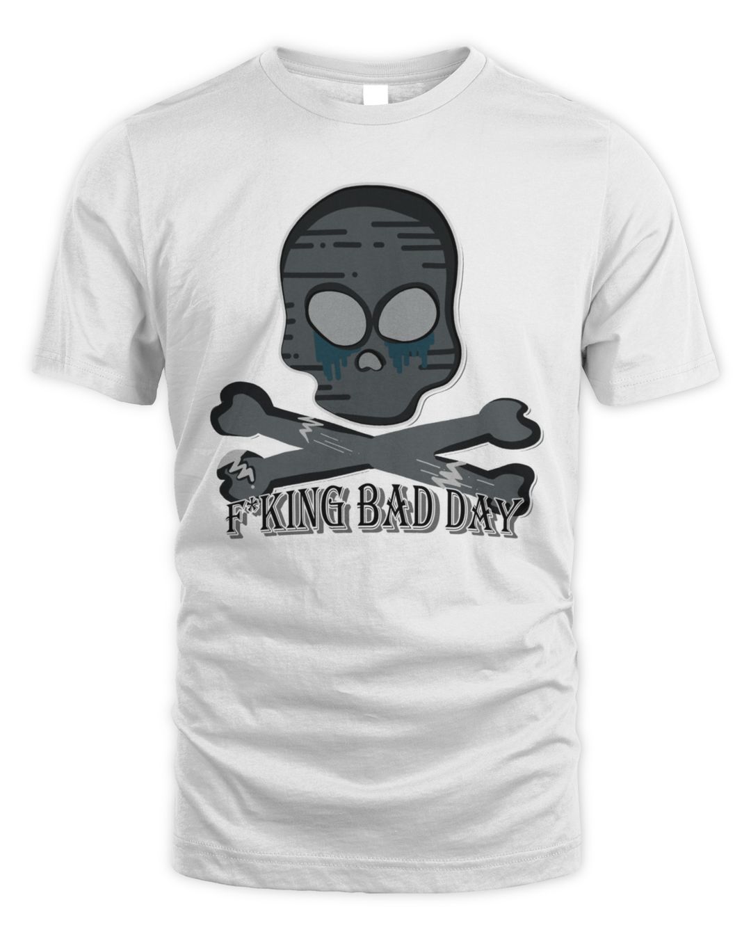 fking bad day bad mood feel down cry mistake fail head face skull ...