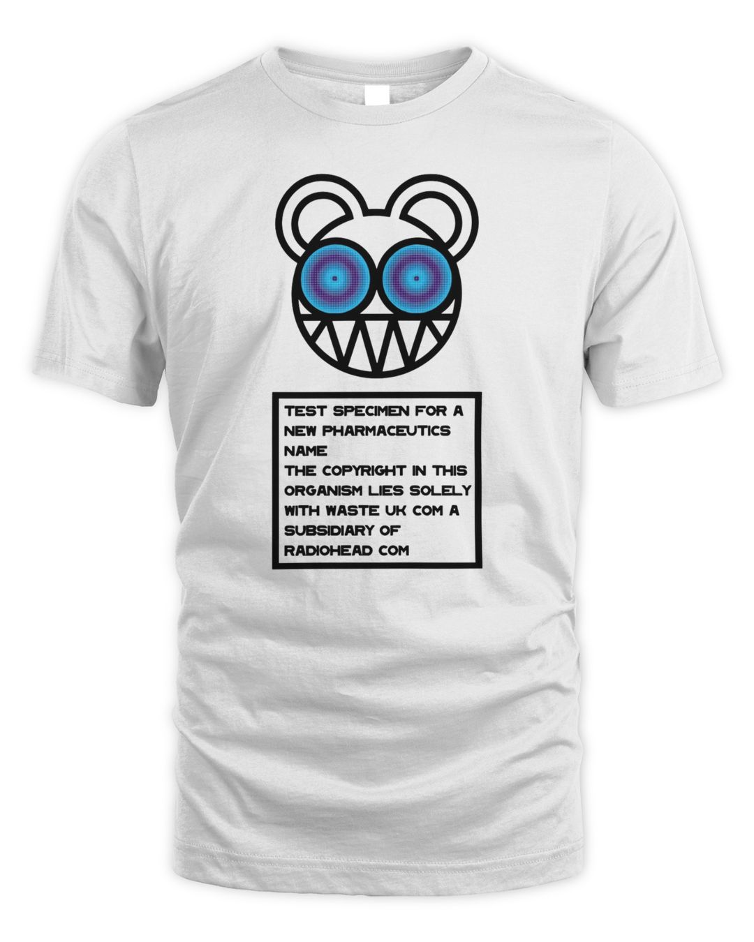 Radiohead merch test specimen t-shirt
