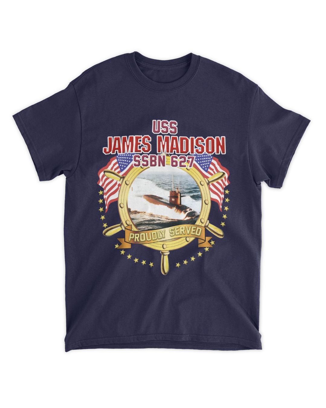 USS James Madison (SSBN 627) Unisex Standard T-Shirt