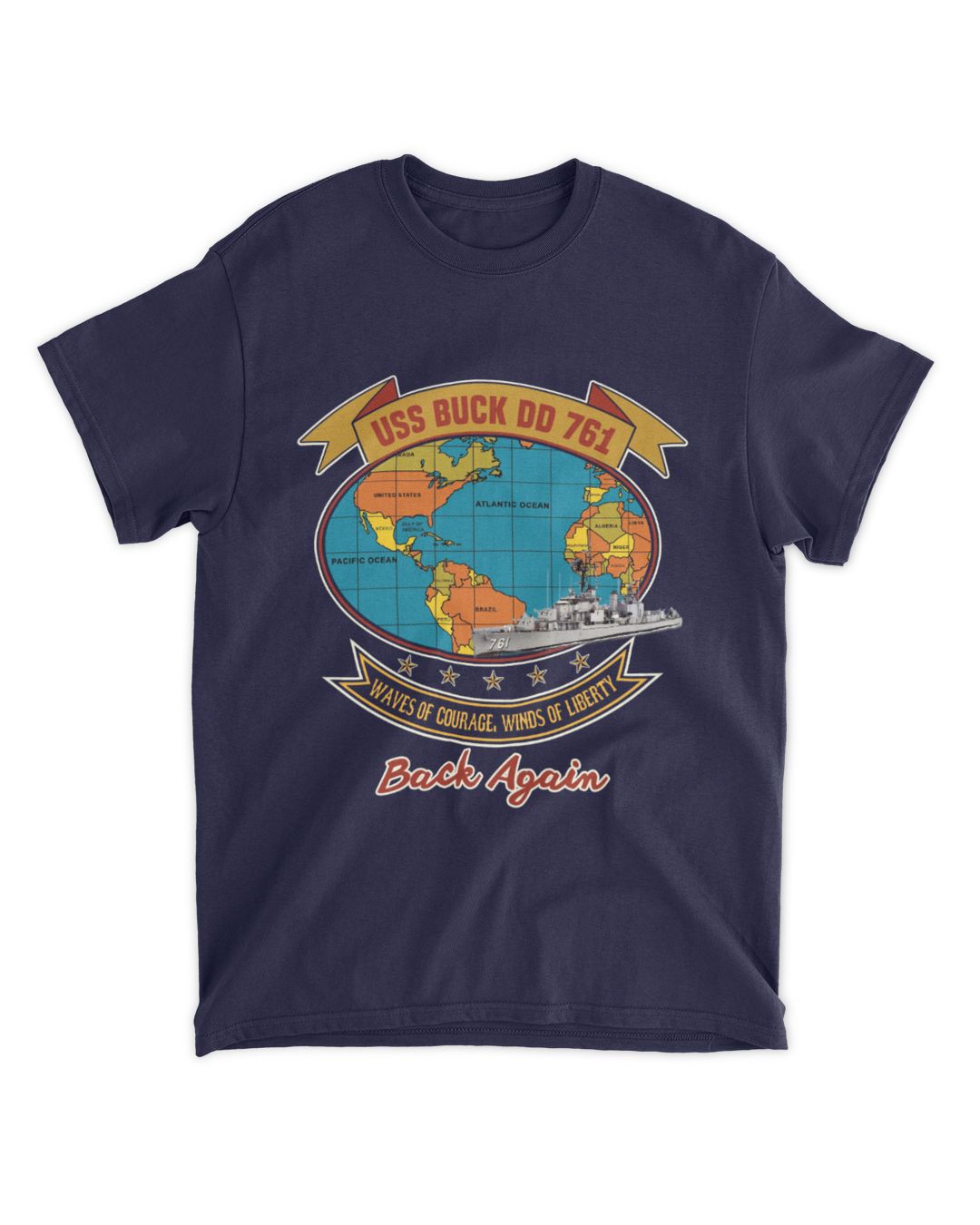USS Buck (DD 761) Unisex Standard T-Shirt
