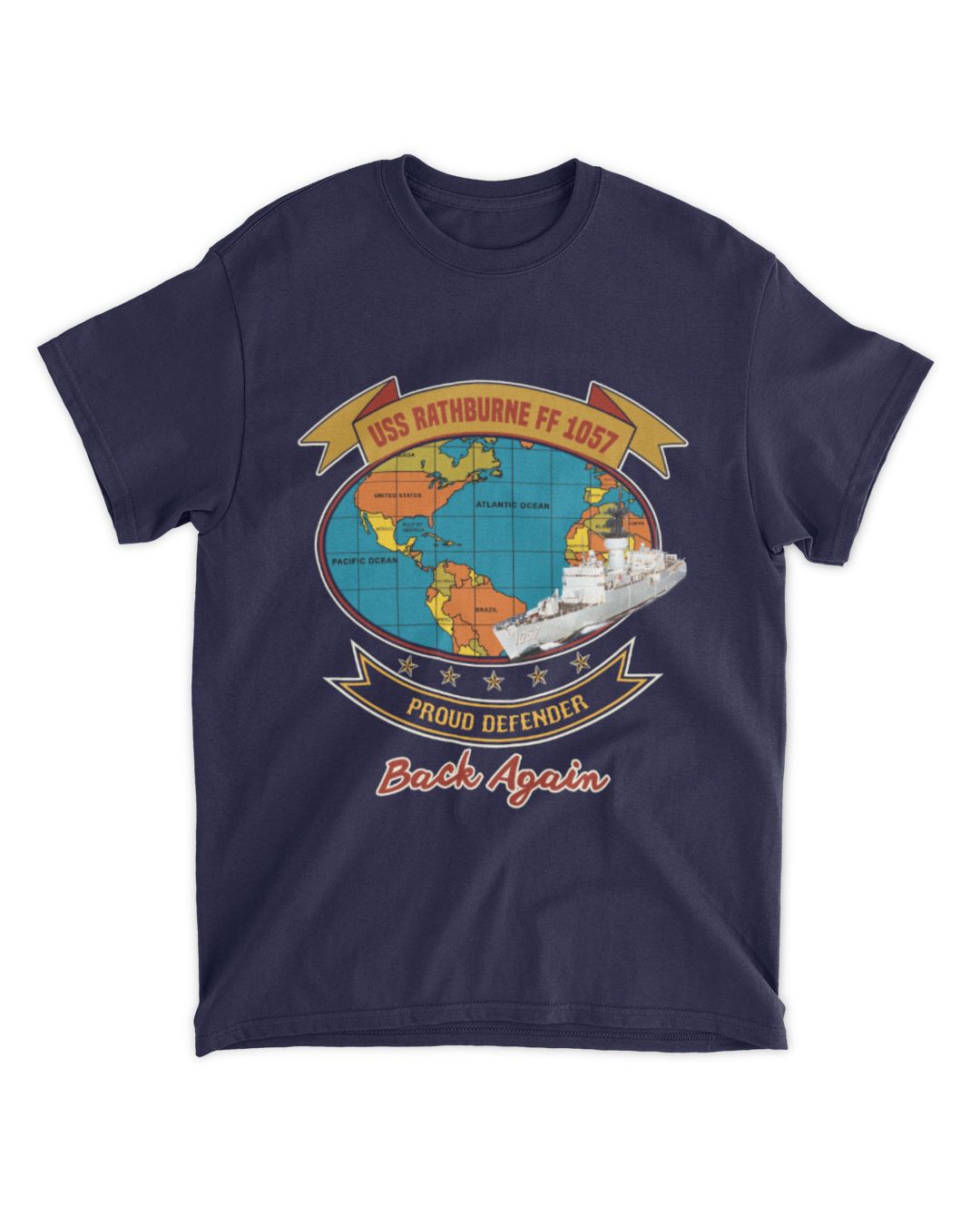 USS Rathburne (FF 1057) Unisex Standard T-Shirt