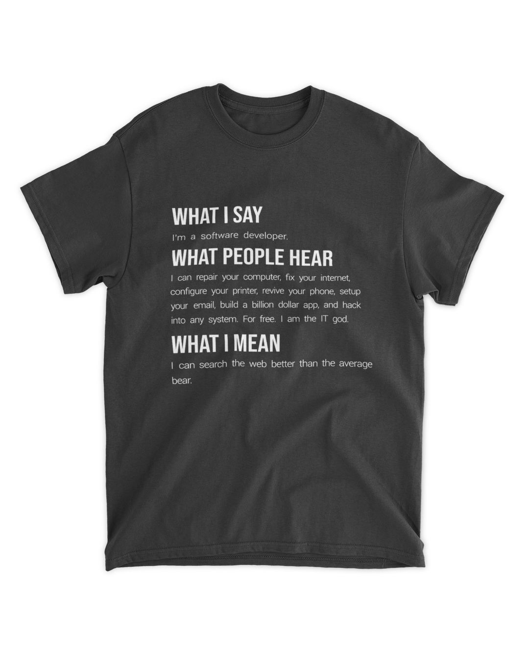 Software Developer Funny Merch
