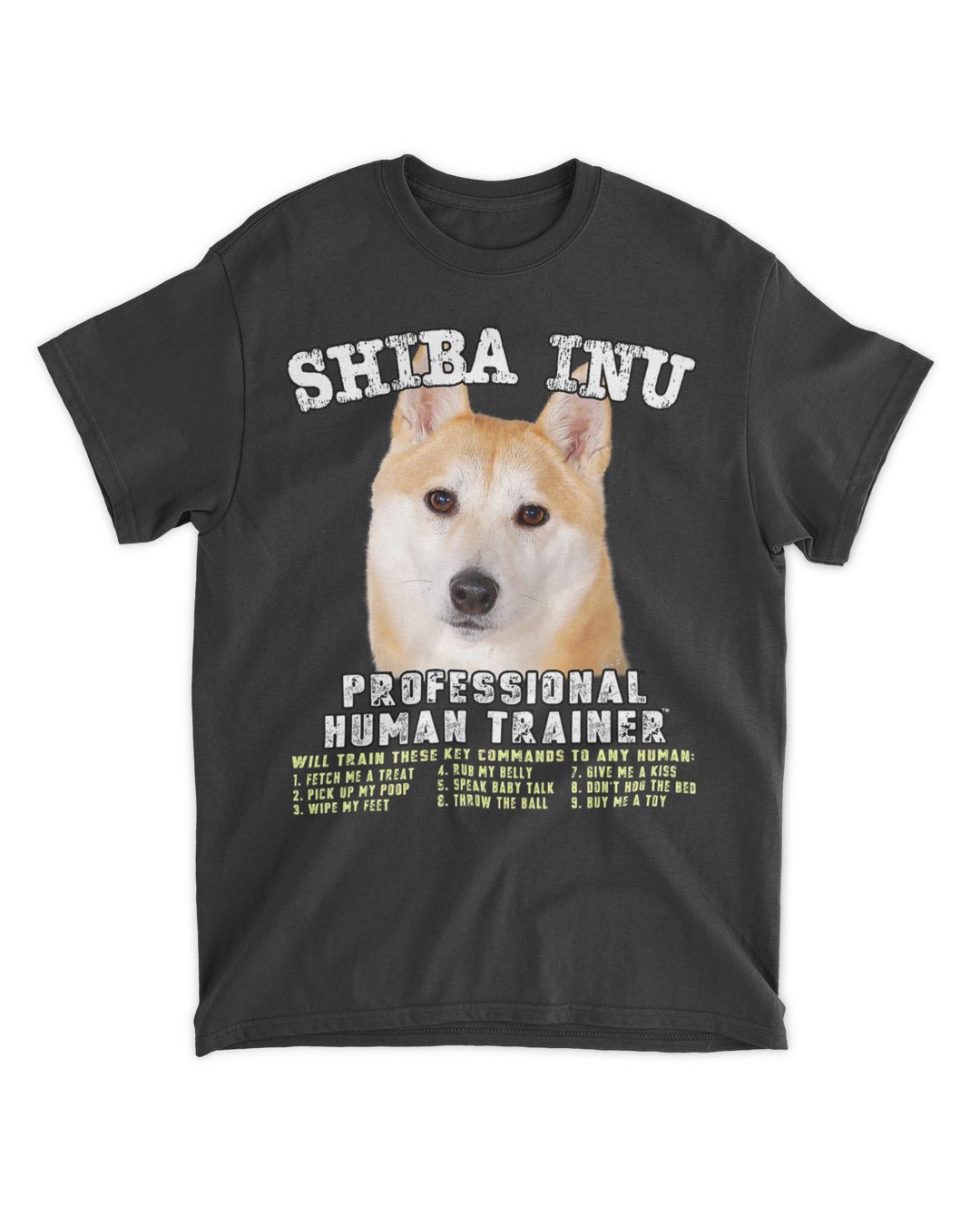 Shiba Inu Professional Human Trainer T-Shirt