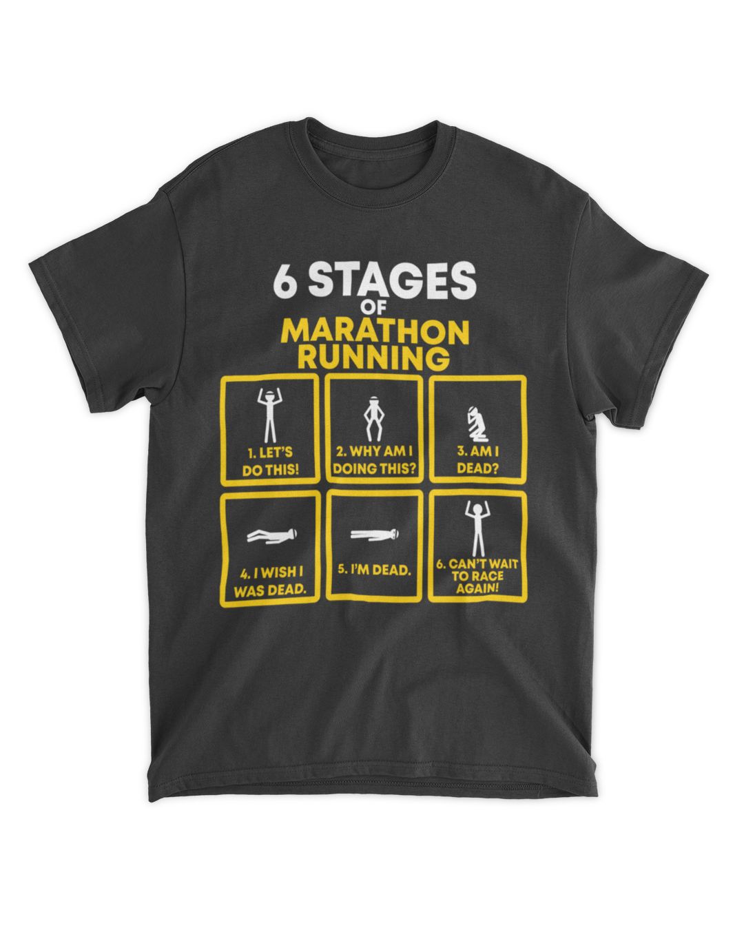 6 stages of marathon running