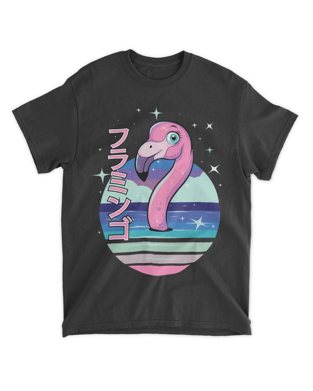 Pastel Goth Flamingo Japanese Kawaii Aesthetic Vaporwave Unisex ...