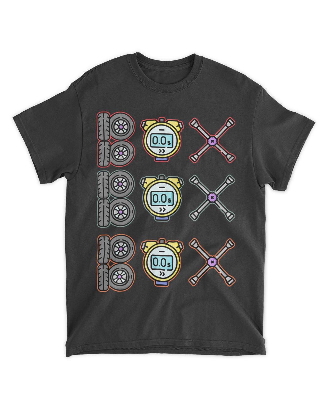 Formula racing Pit Stop box box box theme Unisex Standard T-Shirt