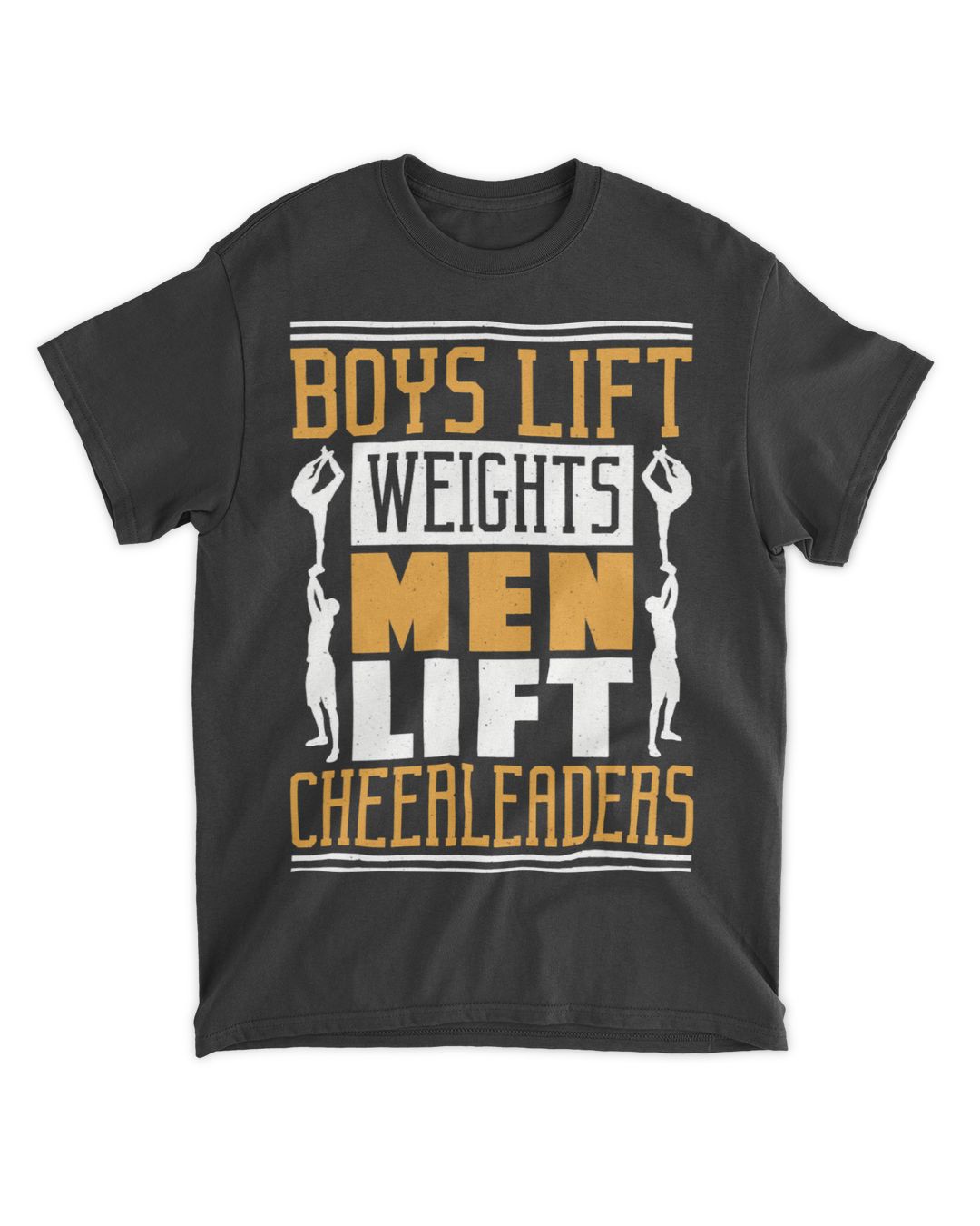 Men Lift Cheerleaders Cheerleader and Cheerleading 1 Unisex Standard T ...