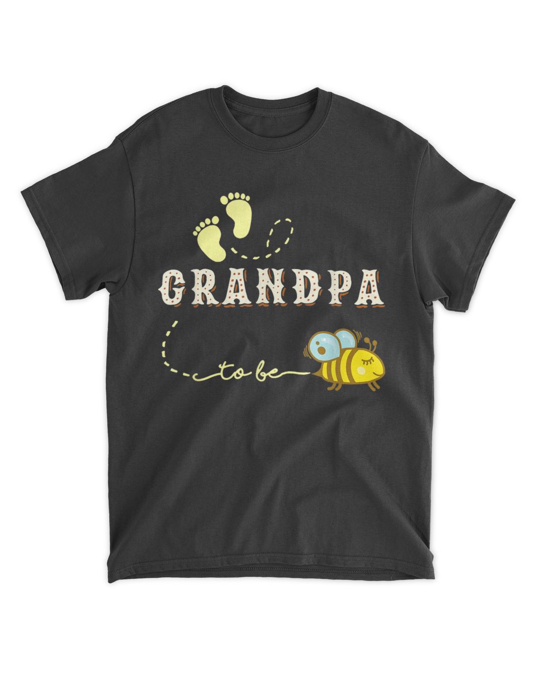 Bee Bee Mens New Grandpa Grandpa To Bee Funny Fathers Day