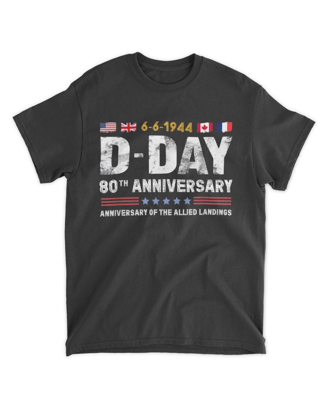 D-Day 2024 80th Anniversary Of the Allied Landings Normandy T-Shirt