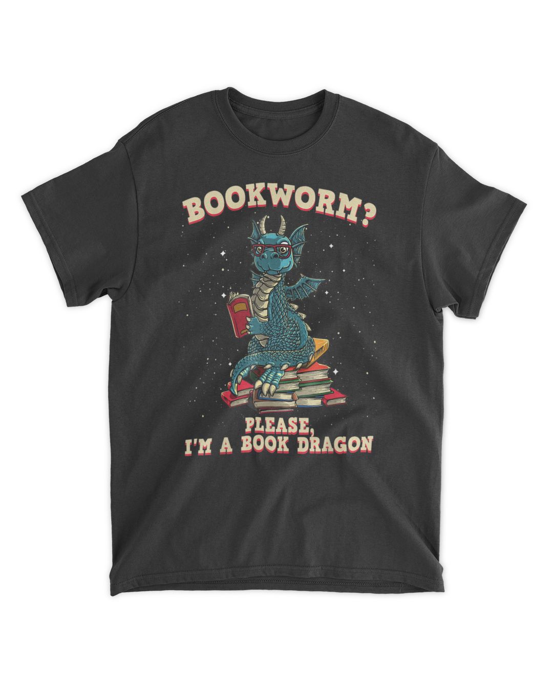 Funny Bookworm Gift For Men Women Book Dragon Reader Library