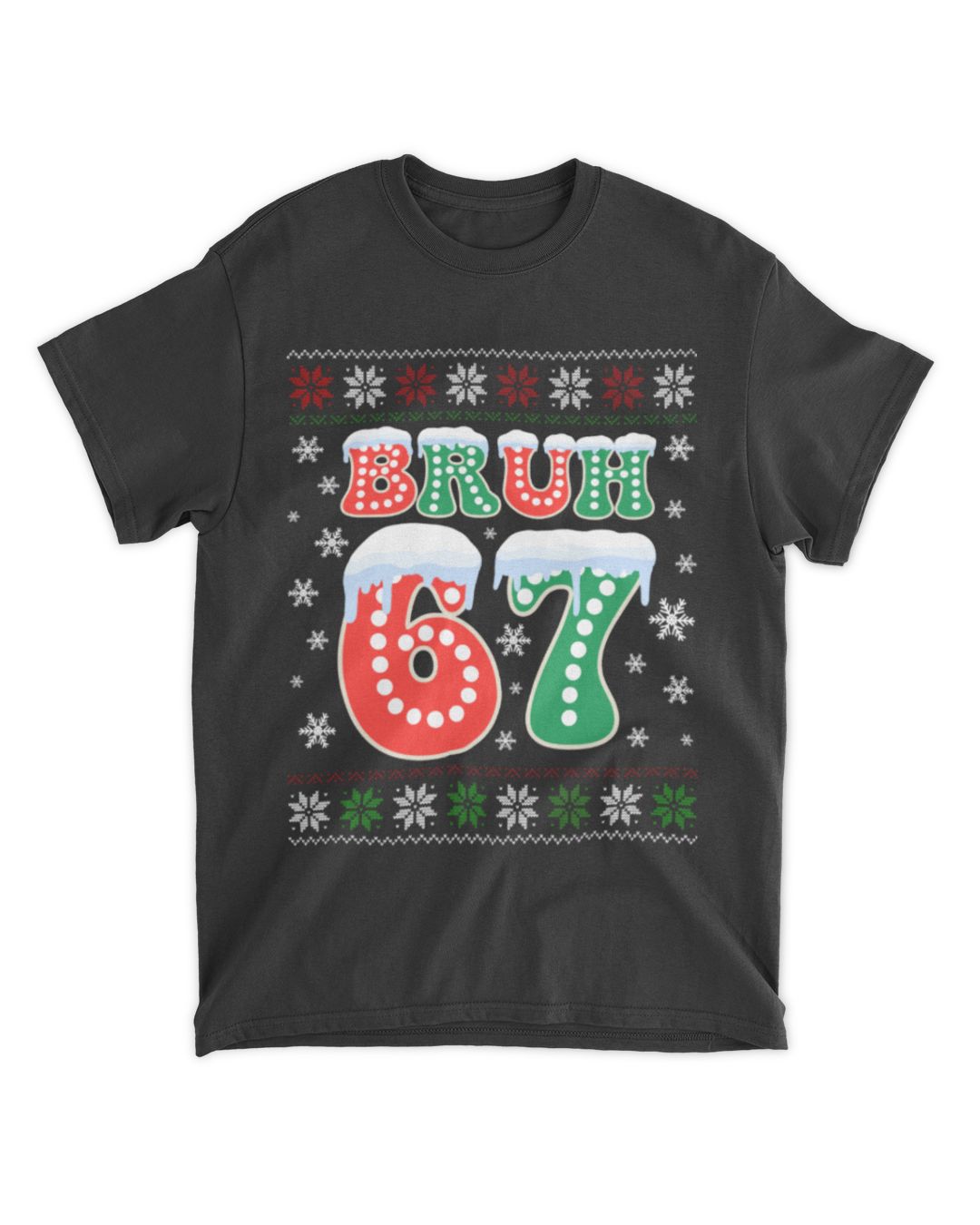 Funny 67 Six Seven Meme Christmas Pajamas | Brainrot Cringe Holiday ...