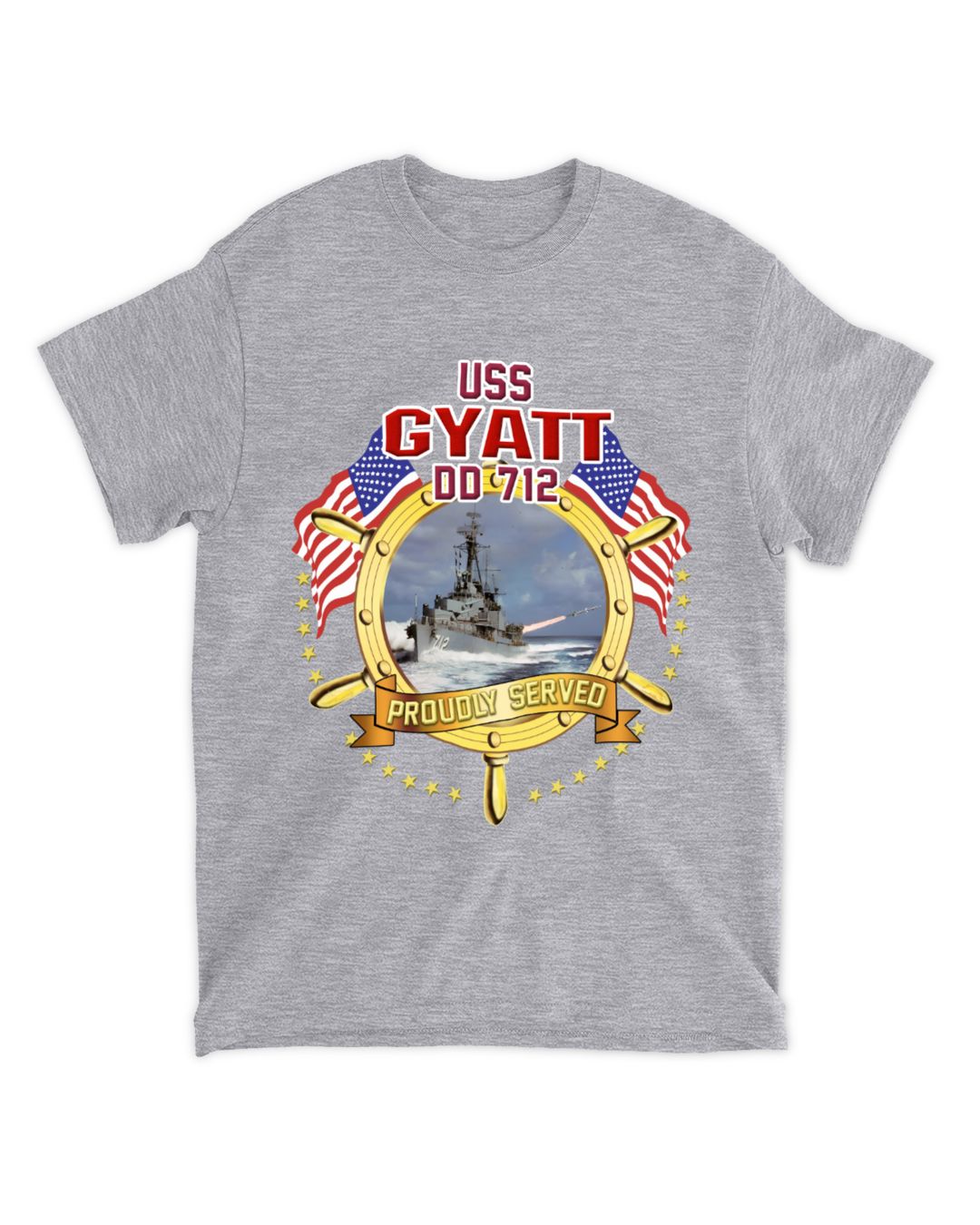 USS Gyatt (DD 712) Unisex Standard T-Shirt