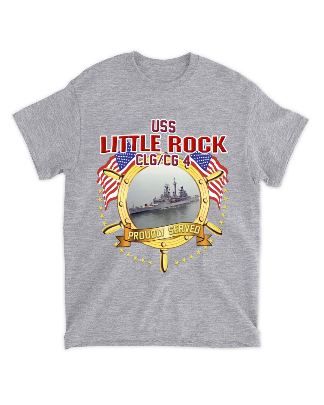 USS Little Rock (CLG/CG 4) Unisex Standard T-Shirt