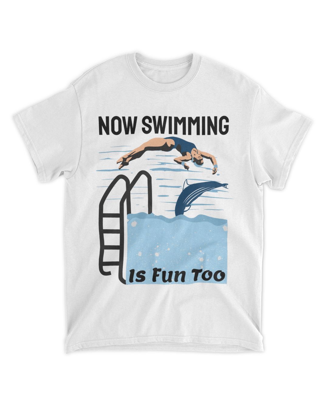Now Swimming is Fun Too, Swimming T-Shirt, Swim Tank Top, Swimmer Shirt ...