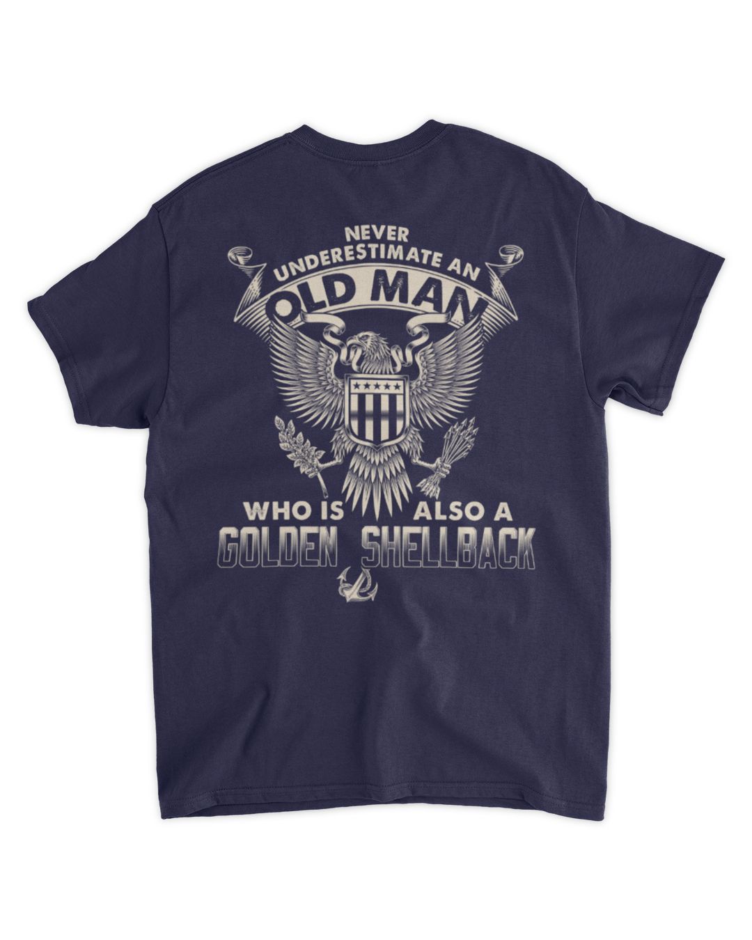 GOLDEN SHELLBACK Unisex Standard T-Shirt