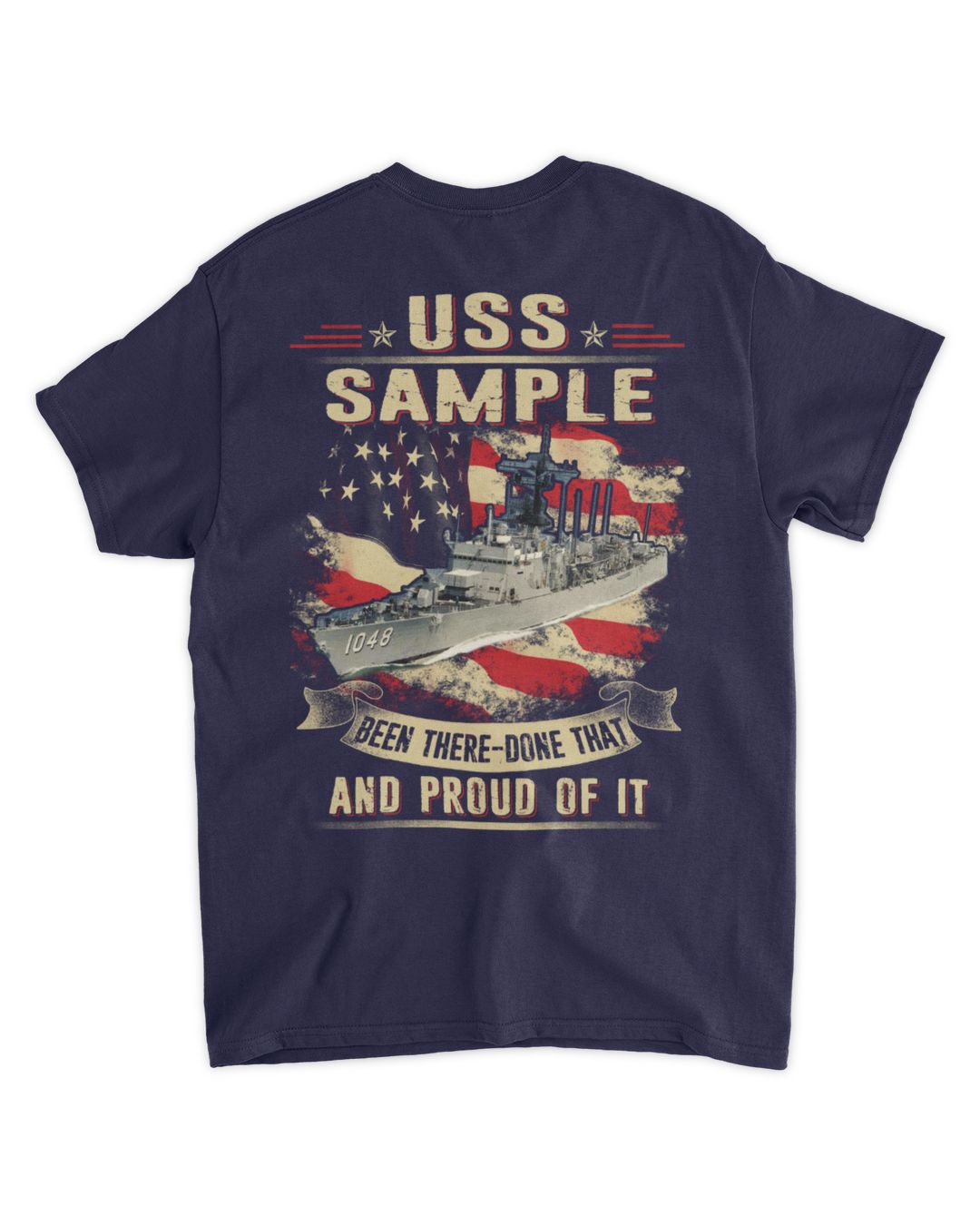 USS Sample (DE/FF 1048) Unisex Standard T-Shirt