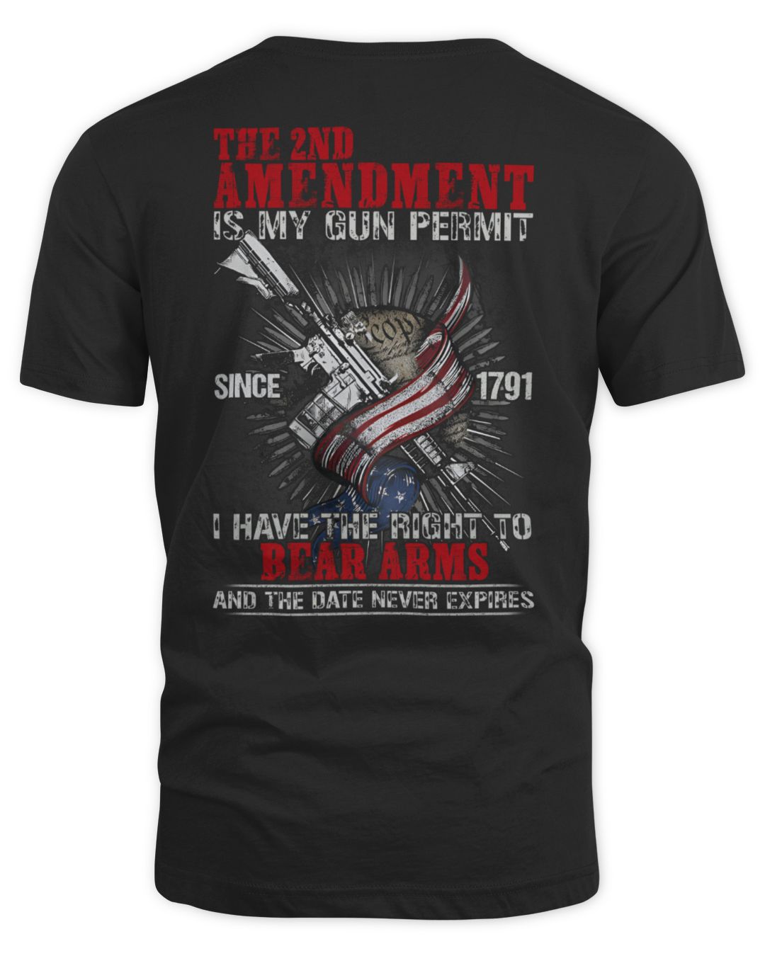 THE 2ND AMENDMENT IS MY GUN PERMIT | LIMITED EDITION | WARRIOR LIFE