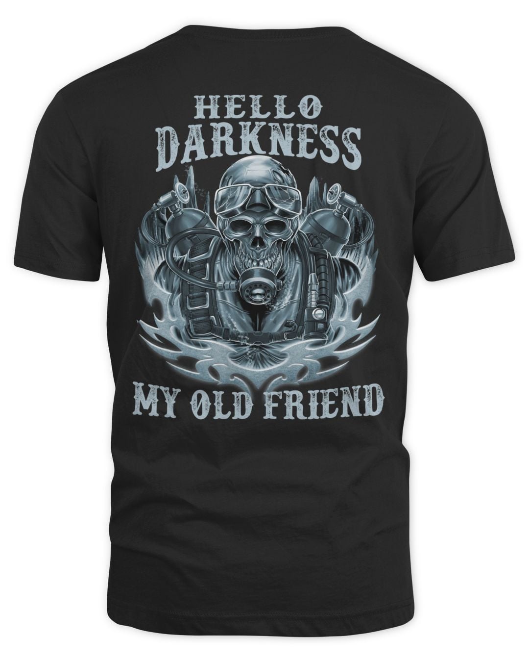 BackSide Hello Darkness My Old Friend Scuba Diver