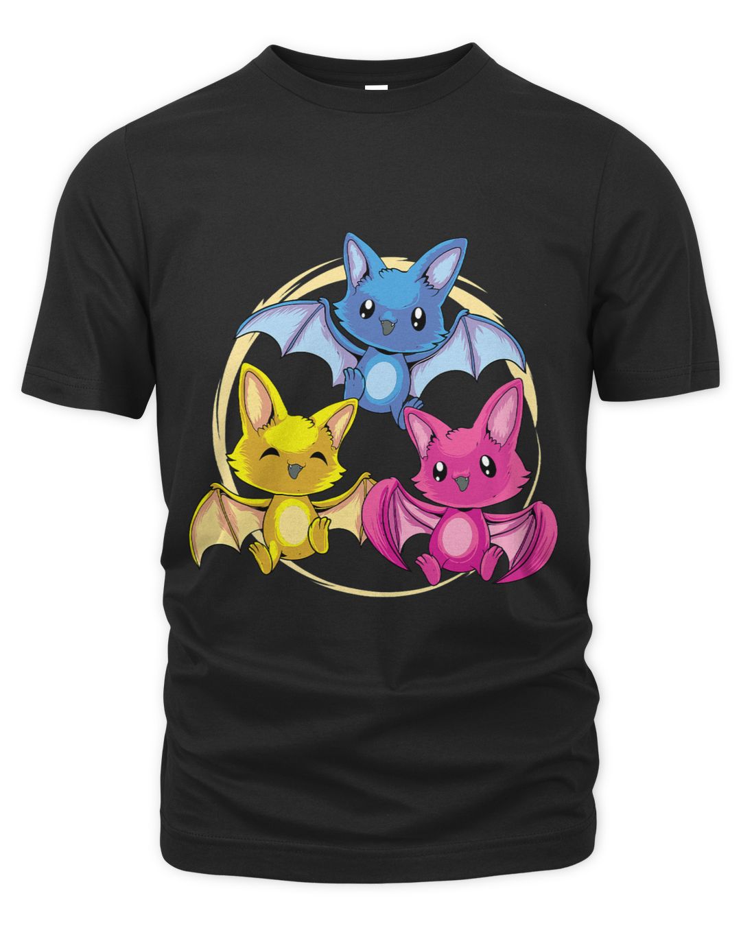 Kawaii Pansexual Bat LGBTQ Pastel Goth Bat Anime Pan Pride