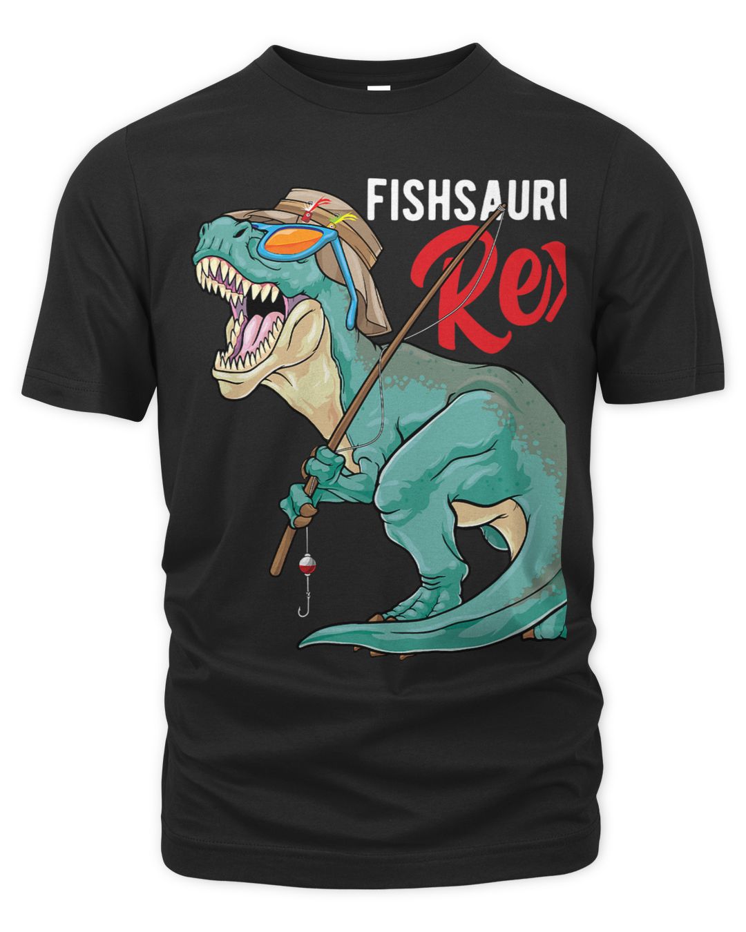 Fishsaurus T Rex Fisher Saurus Rex Boys Dinosaur Fishing 1 | Secazitus
