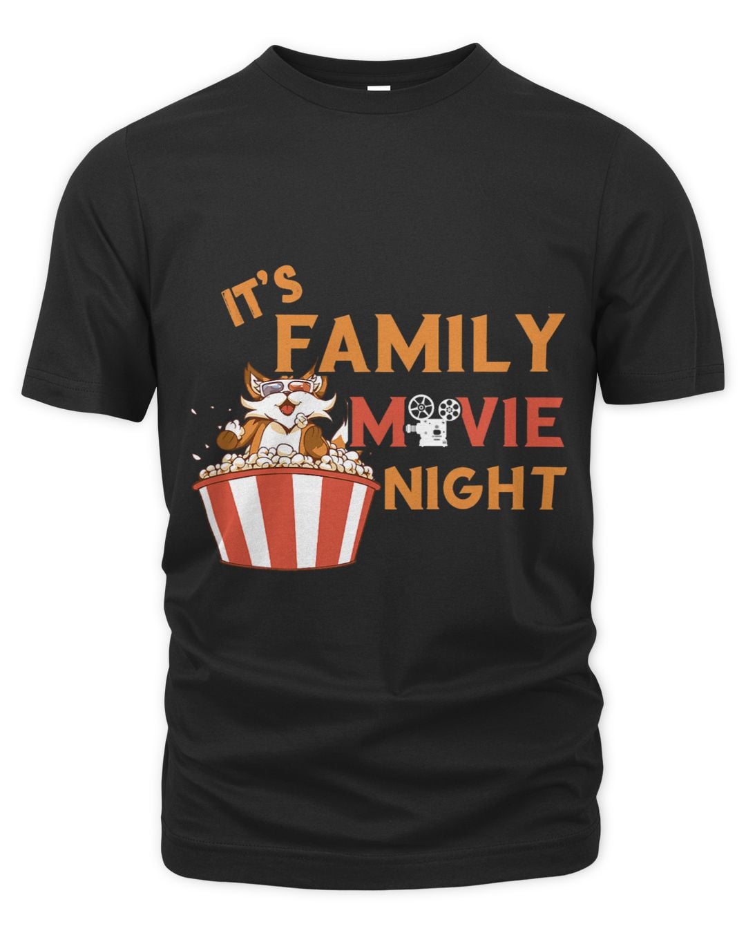 Fox Popcorn Family Movie Night Watching Movies Popcorn Fans