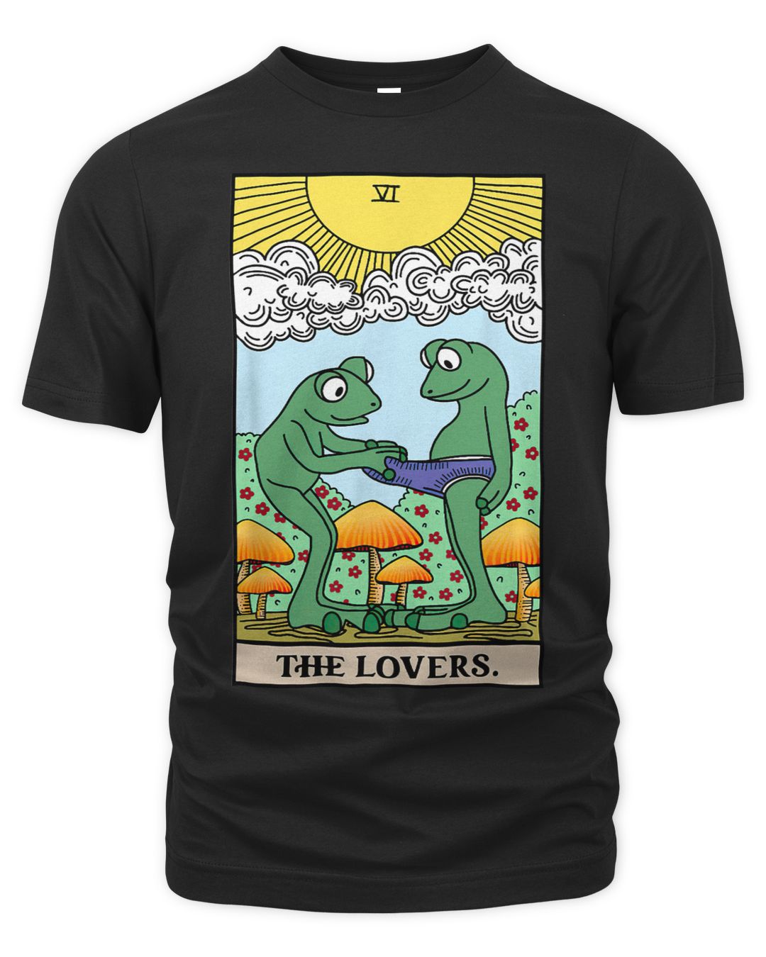 The Lovers Frog Toad Tarot Card Cottagecore Frog Lover
