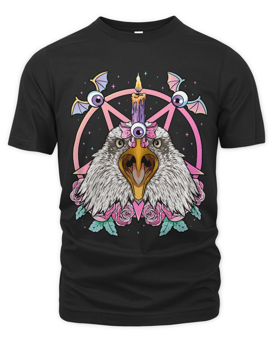 Pastel Goth Eagle Pagan Creepy Menhera Bald Eagle | Secazitus