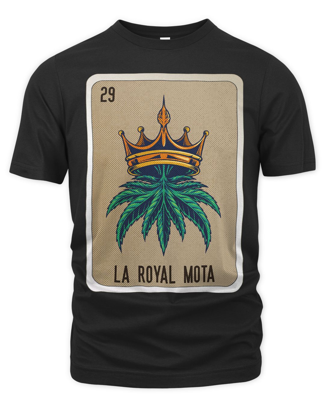 La Royal Mota Mexican Slang Chicano Bingo Cards Unisex Premium T-Shirt