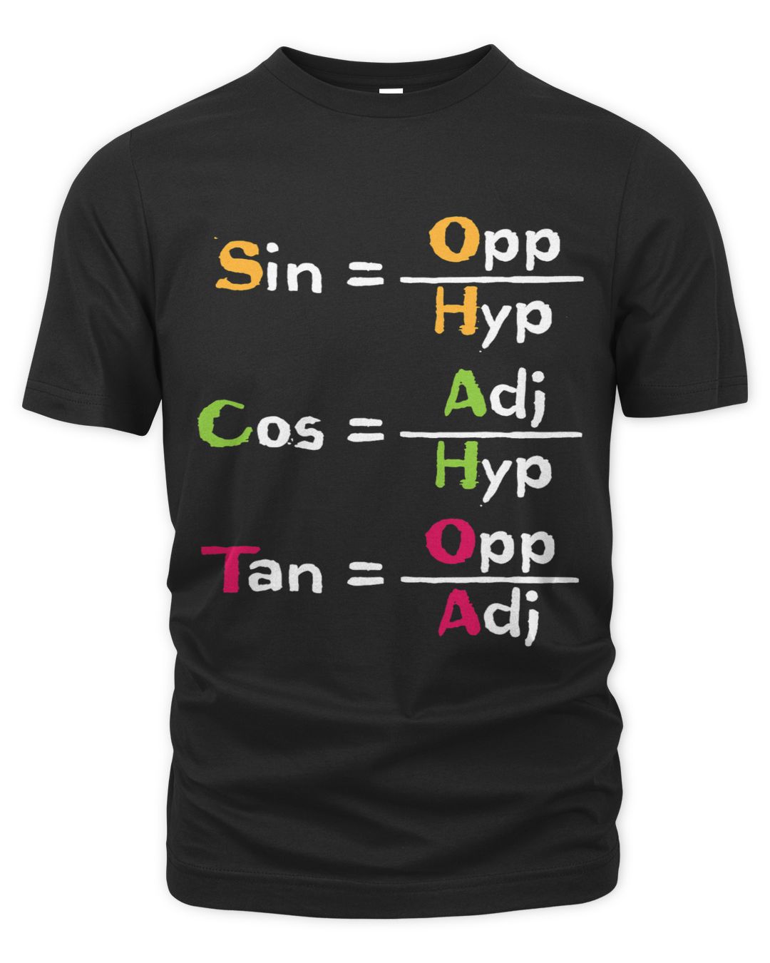Sin Cos Tan Math Teacher Trigonometry Geometry SOH CAH TOA 2 Unisex ...