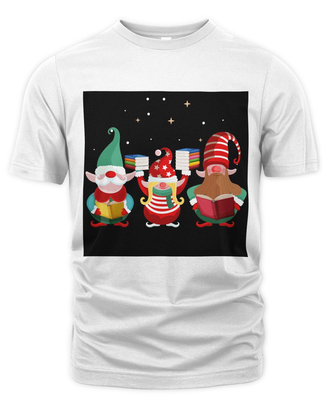 Merry Christmas Dwarfs Read Books Premium T-Shirt Unisex Premium T-Shirt