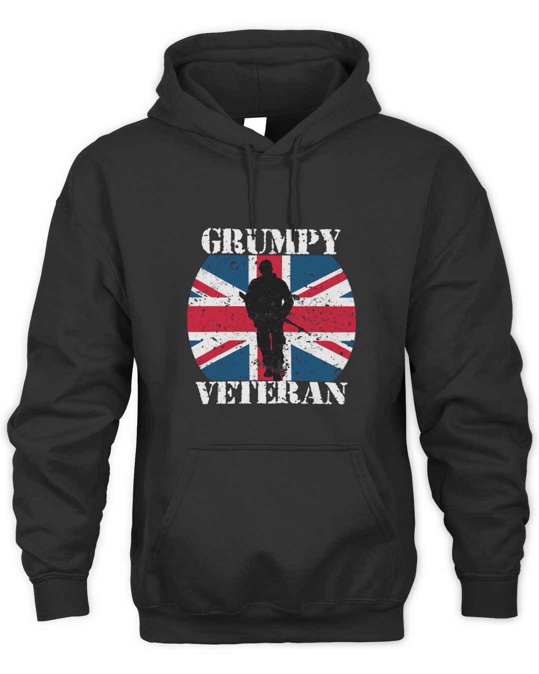Grumpy Retired British Army Armed Forces Veteran Unisex Hoodie