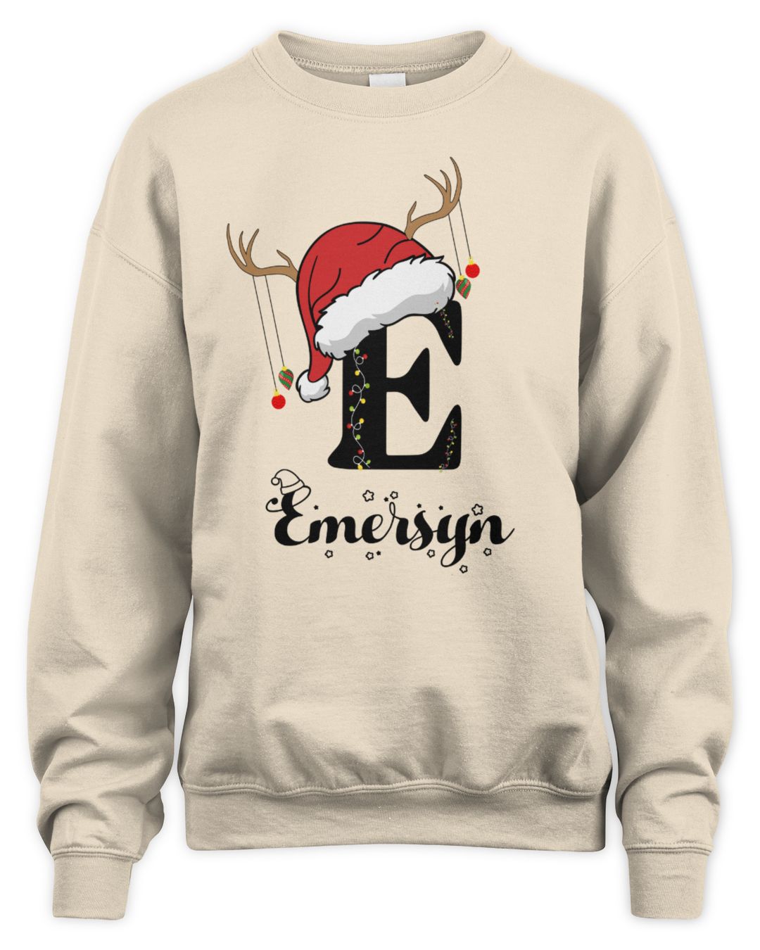 Personalized Family Christmas Name Shirt, Custom Monogrammed Christmas ...