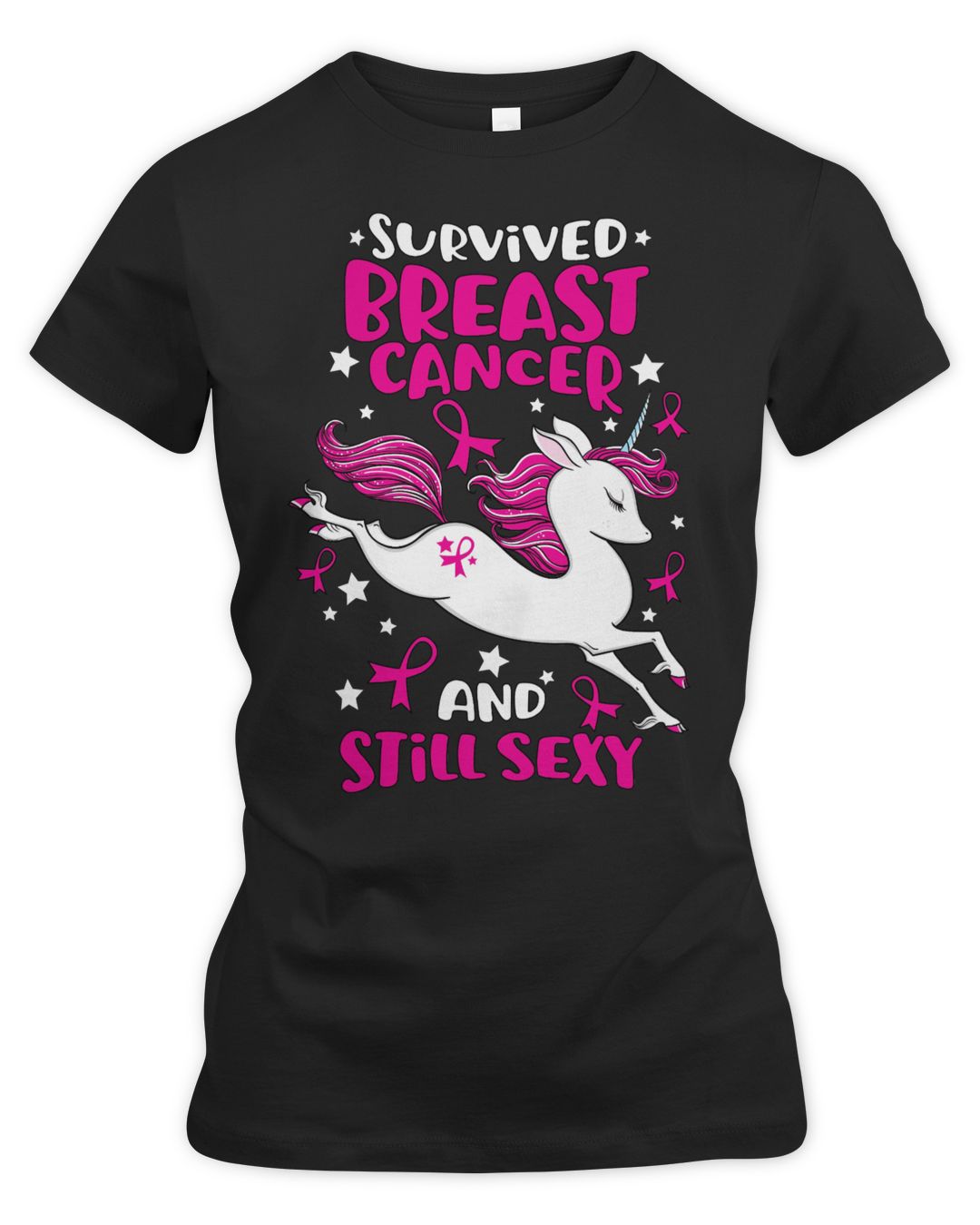 Breast Cancer Survived Breast Cancer Still Sexy Unicorn Wakazon
