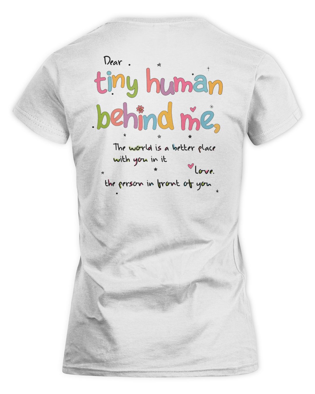 Dear Tiny Human Behind Me | Precious My Family