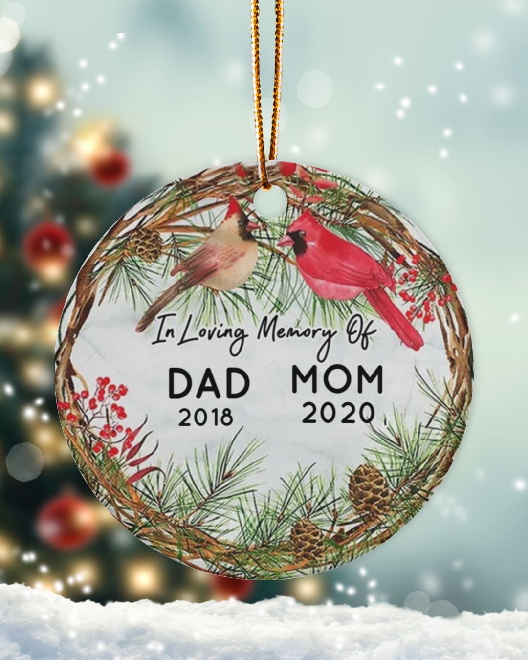 Personalized Custom Memorial Dad Mom Father Mother Hummingbird Ceramic ...