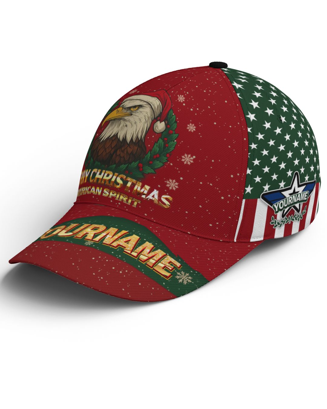 Merry Christmas American Spirit Custom Cap - Limited Edition - MCAS25
