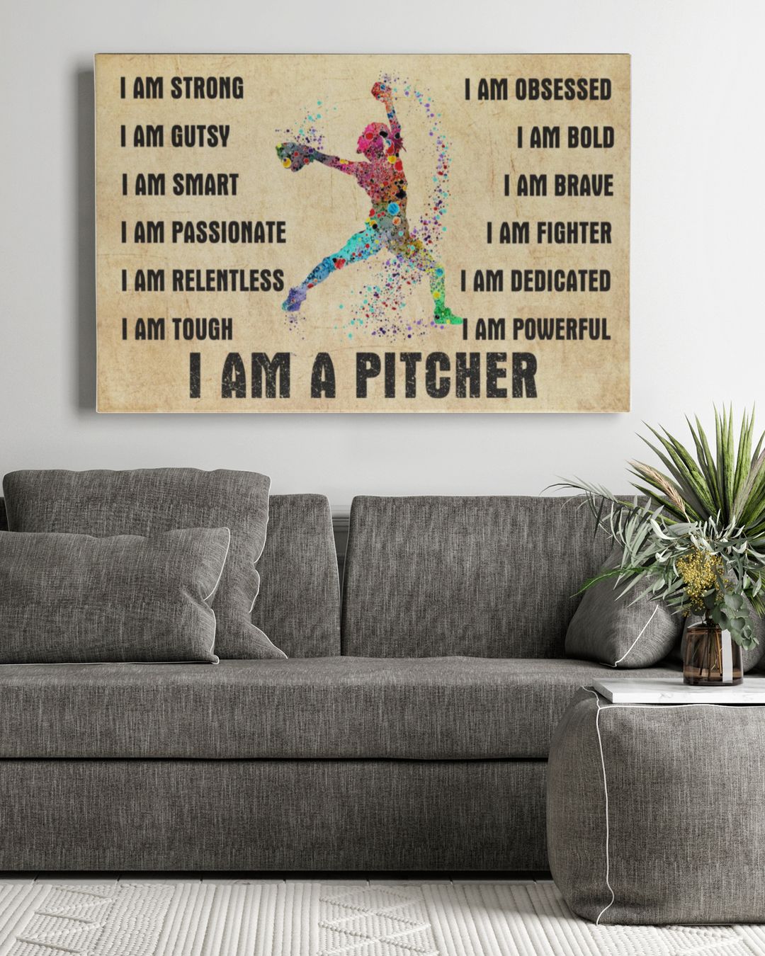 [Softball] - P019- I Am A Pitcher (Poster/Canvas)