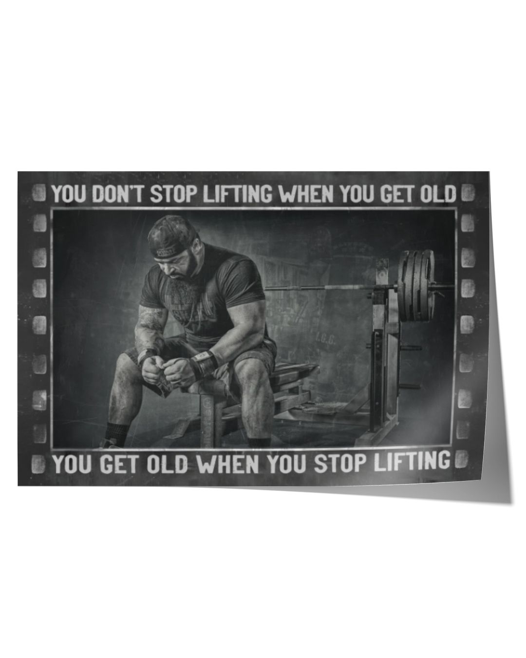 You don't stop lifting when you get old - You get old when you stop ...