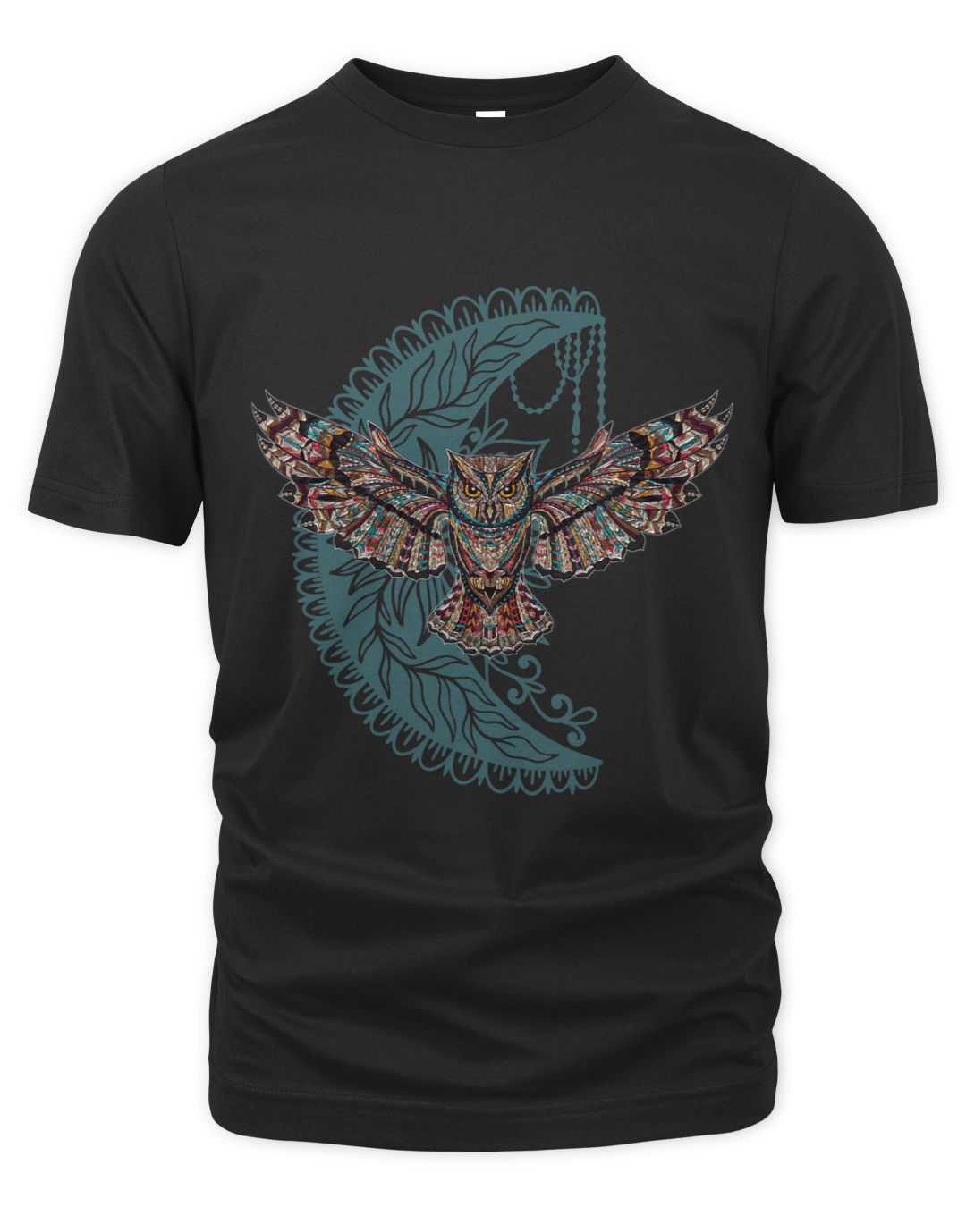 Native American Moon Dreamcatcher Owl Tribal Illustration The Organic ...